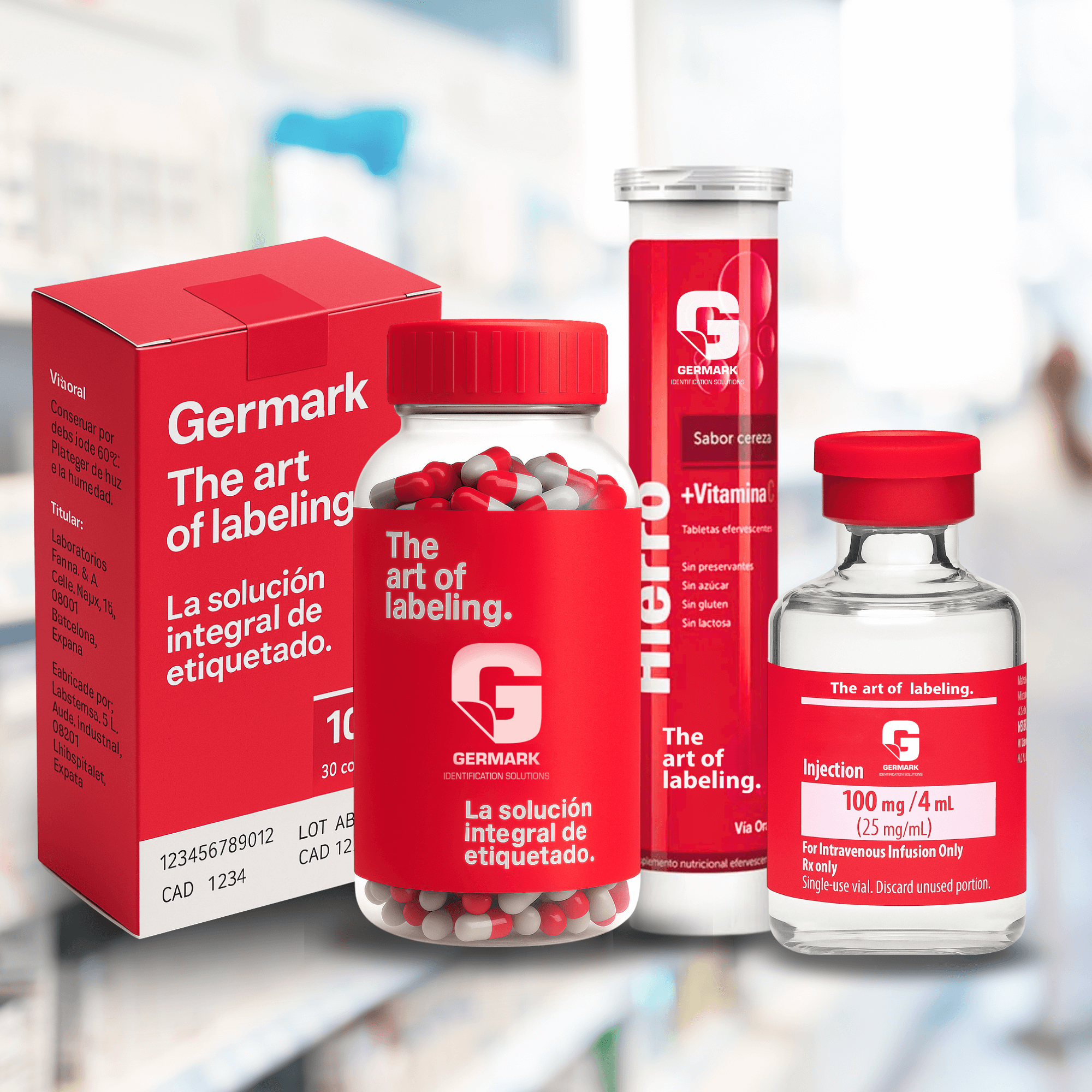 Integrated labelling solutions for Pharmaceutical products - Germark